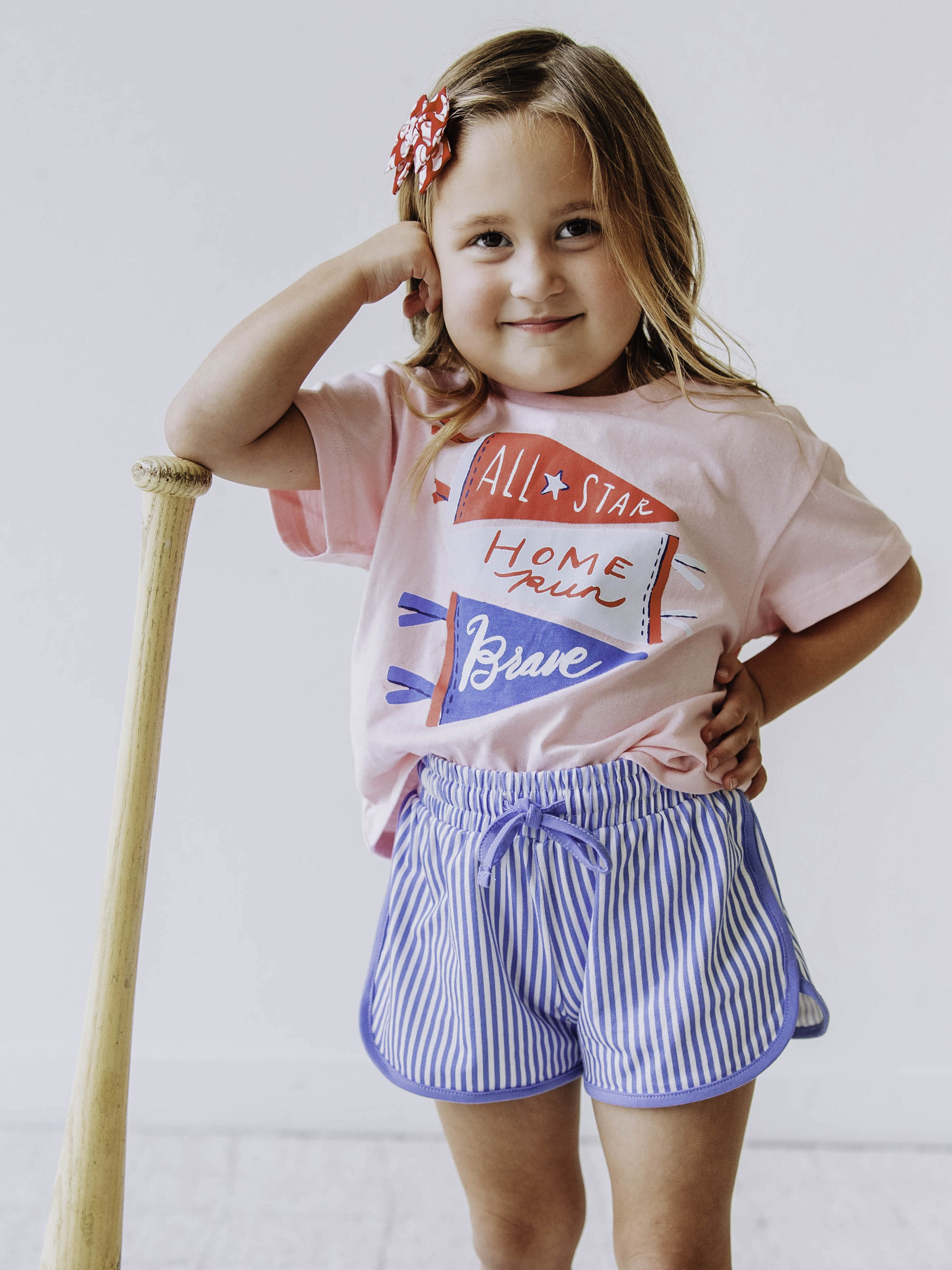 Athletic Shorts Blue Stripe SweetHoney Clothing Athletic Shorts Blue Stripe SweetHoney Clothing