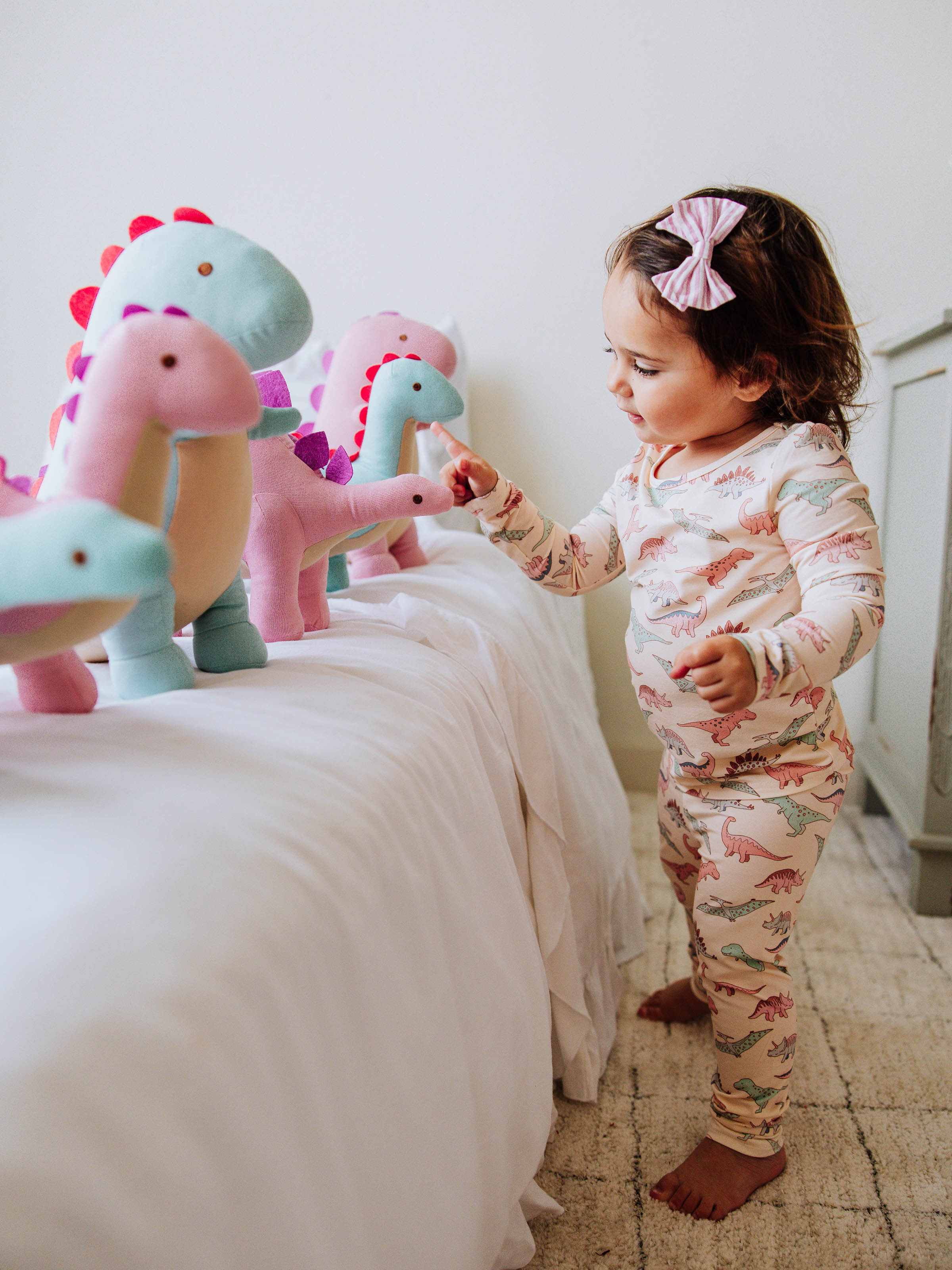 Cloud Fitted Pajamas - Dino Dreams - SweetHoney Clothing