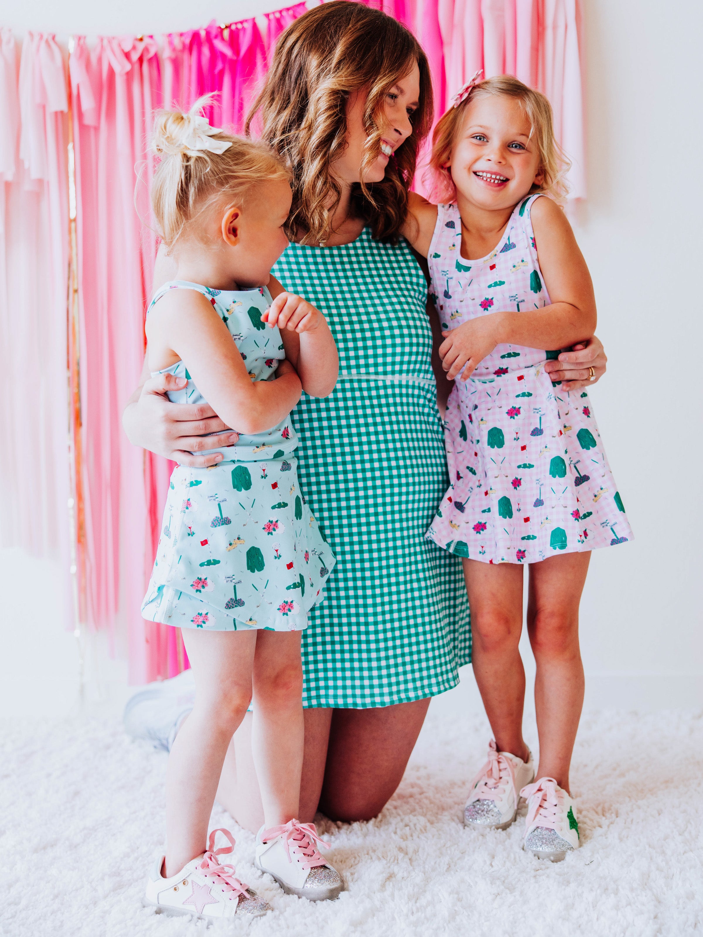 Women's Active Dress - Green Check - SweetHoney Clothing