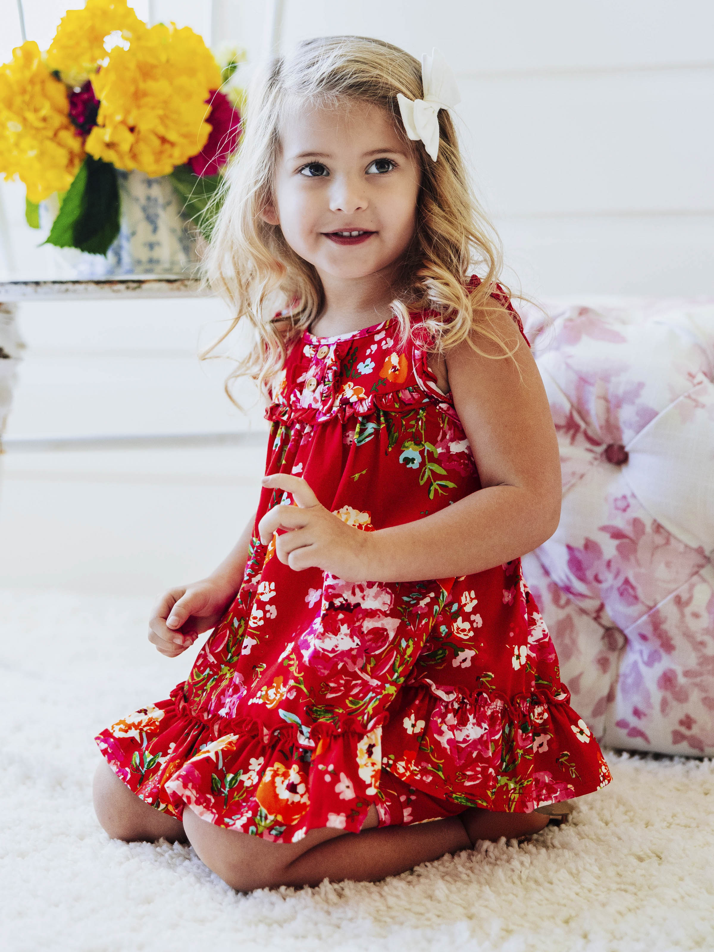 Out To Play Set Red Zinnias SweetHoney Clothing Out To Play Set Red Zinnias SweetHoney Clothing