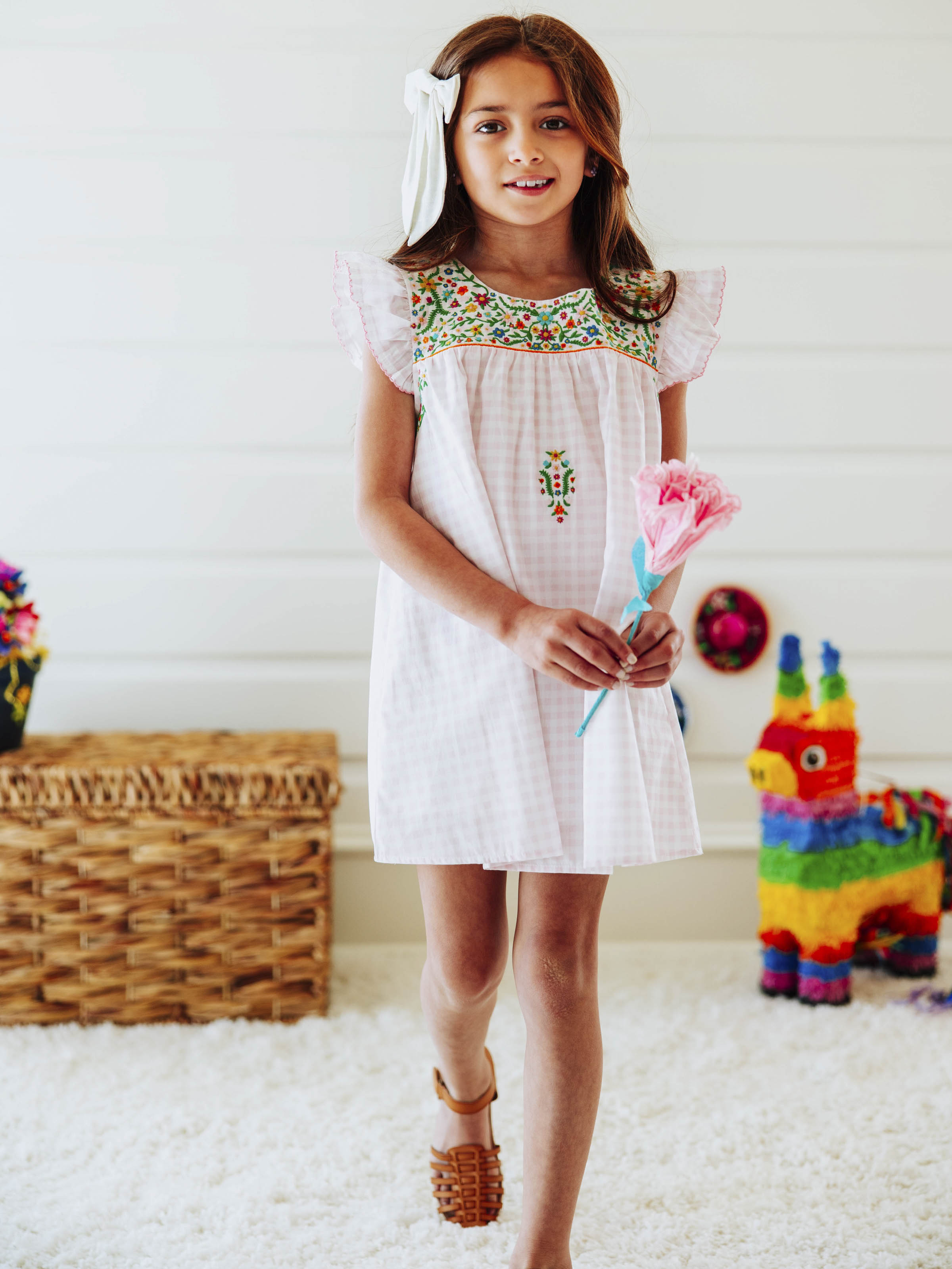 Flutter Dress - Floral Fiesta - SweetHoney Clothing