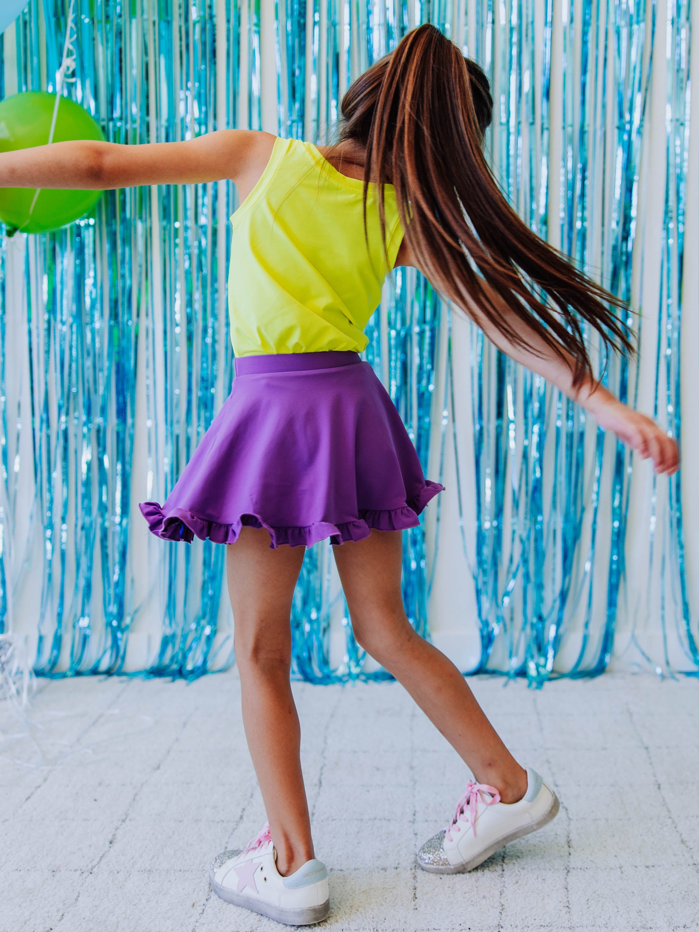 Active Flair Skort - Royal Purple - SweetHoney Clothing