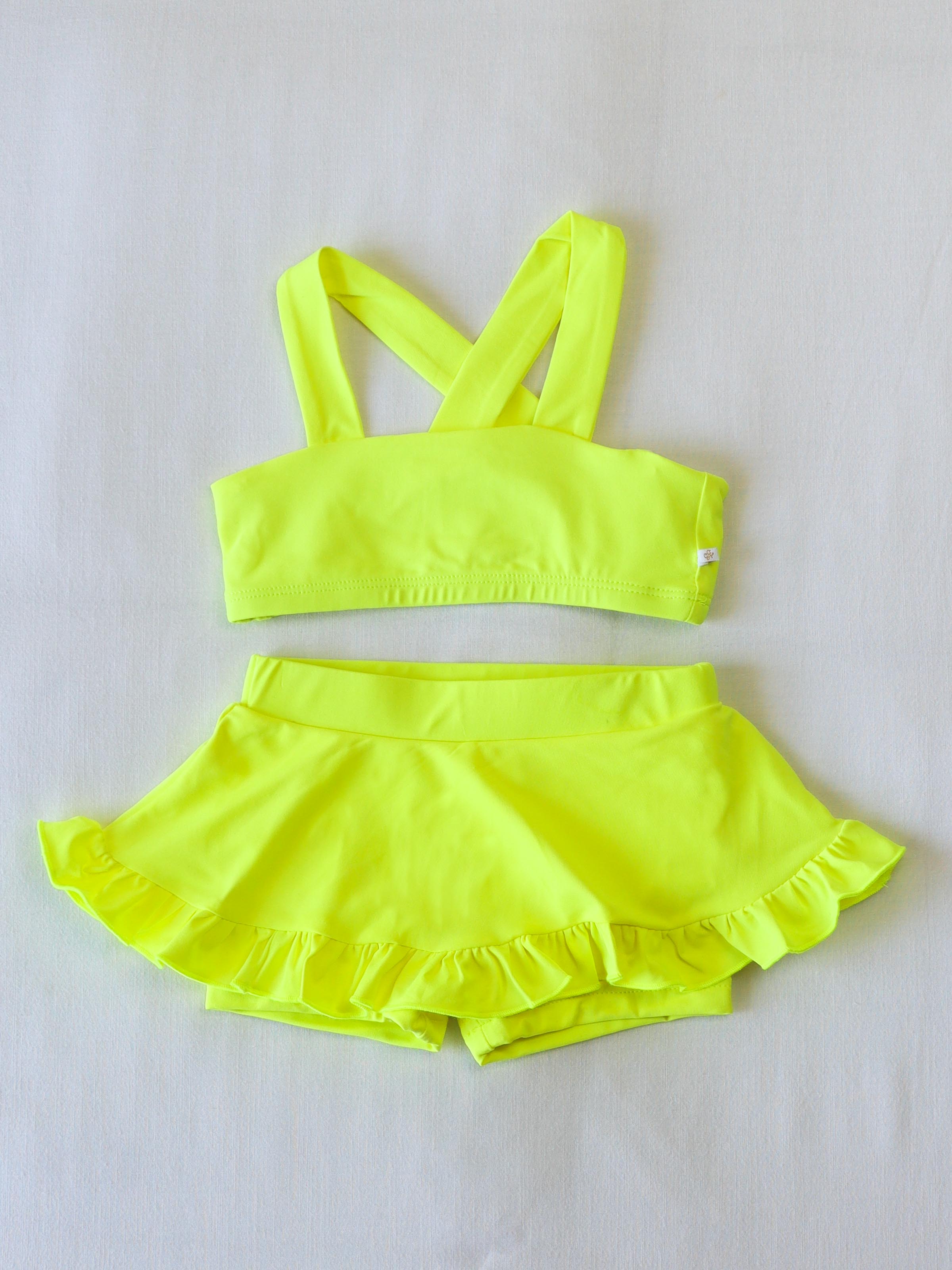 Marlow Tankini - Neon Yellow - SweetHoney Clothing